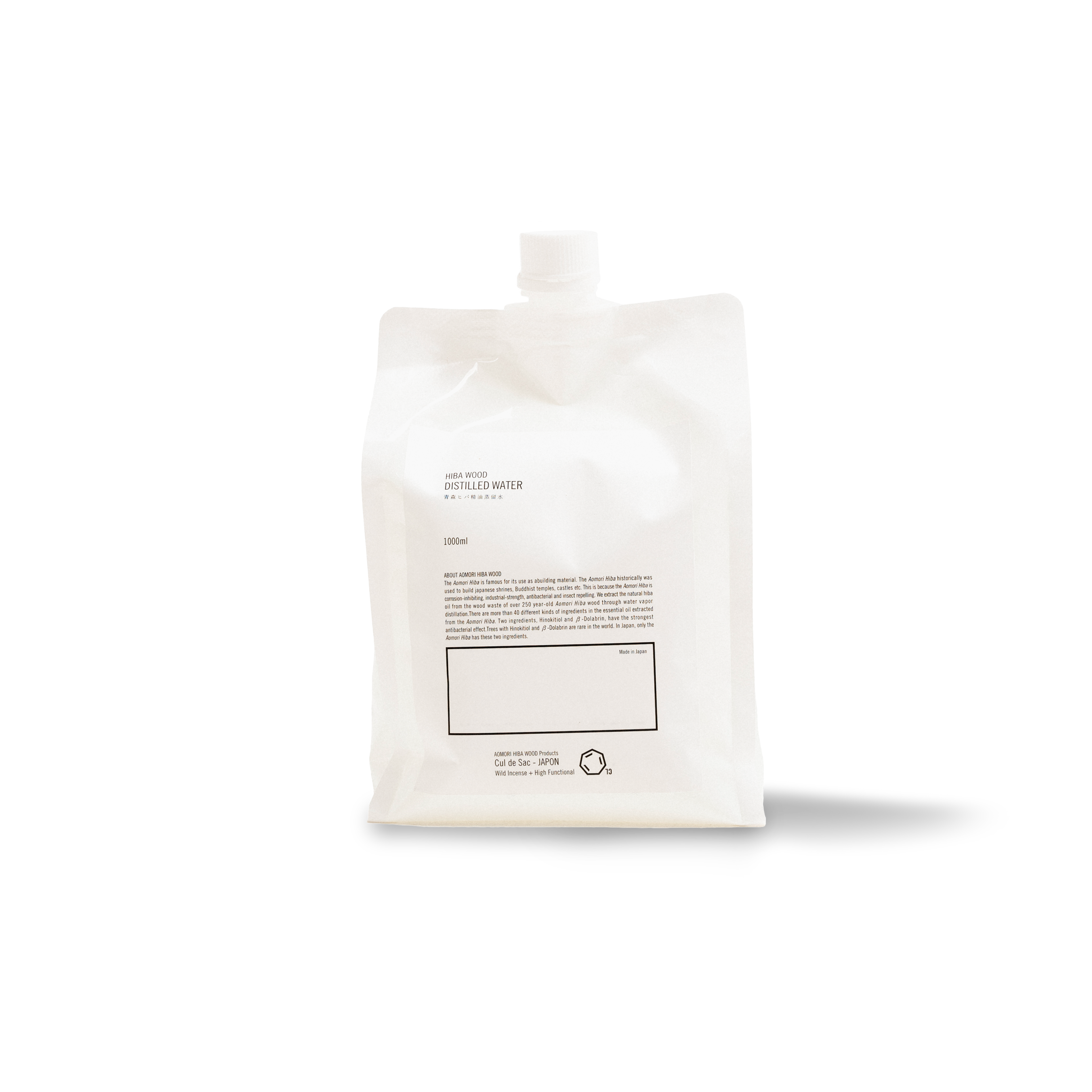 DISTILLED WATER REFILL | FLOAX Arte living & Co.